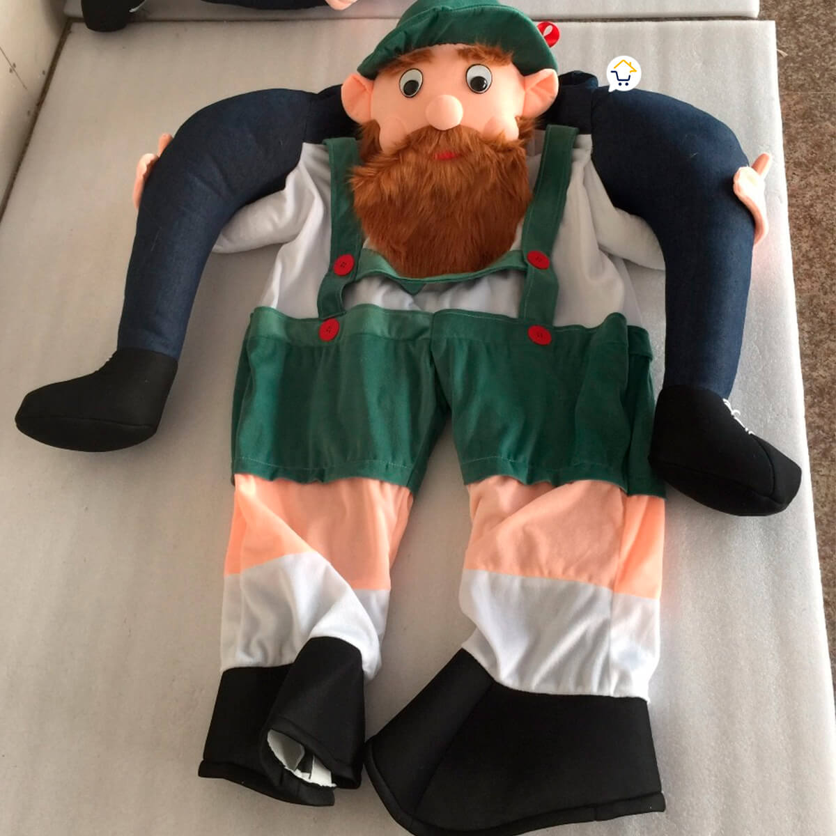 Disfraz Irlandés Borracho Paseo Sobre Hombros Adulto Halloween