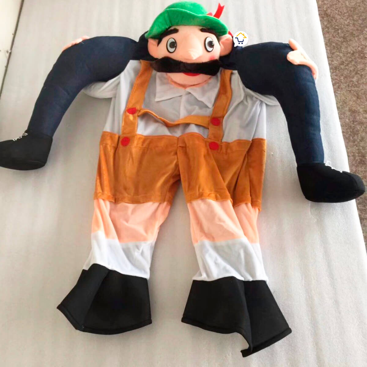 Disfraz Irlandés Borracho Paseo Sobre Hombros Adulto Halloween