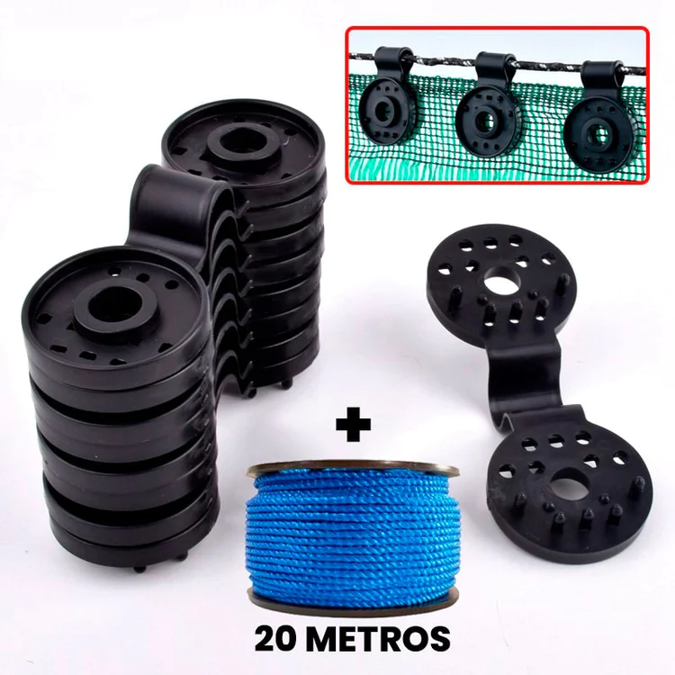 Policlip broche de amarre para polisombra o malla plástica - DoviCenter